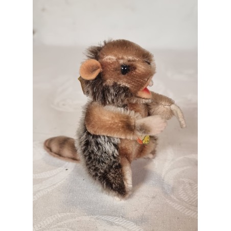 Old Steiff animal, Nagy the beaver, h: 10 cm.